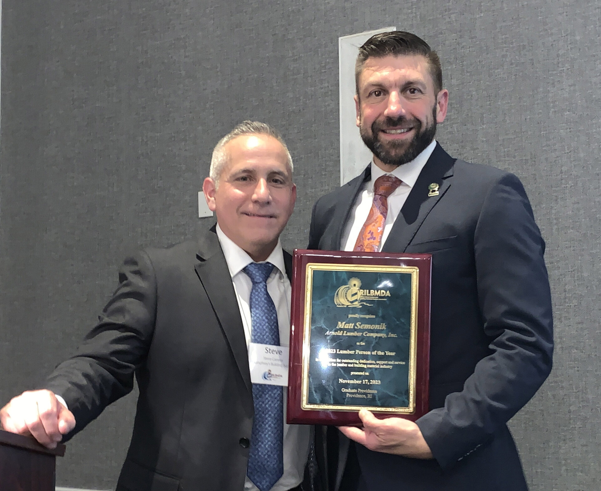 RILBMDA Honors Matt Semonik at Holiday Party – Northeastern Retail ...