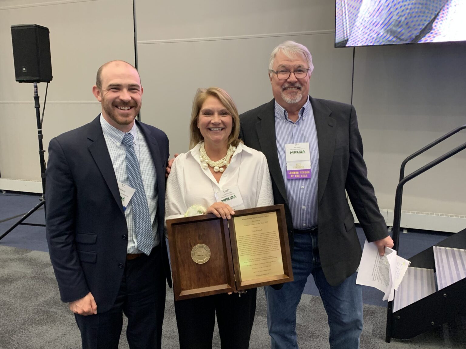 MRLDA Honors Three Greats at Gillette Stadium – Northeastern Retail Lumber Association