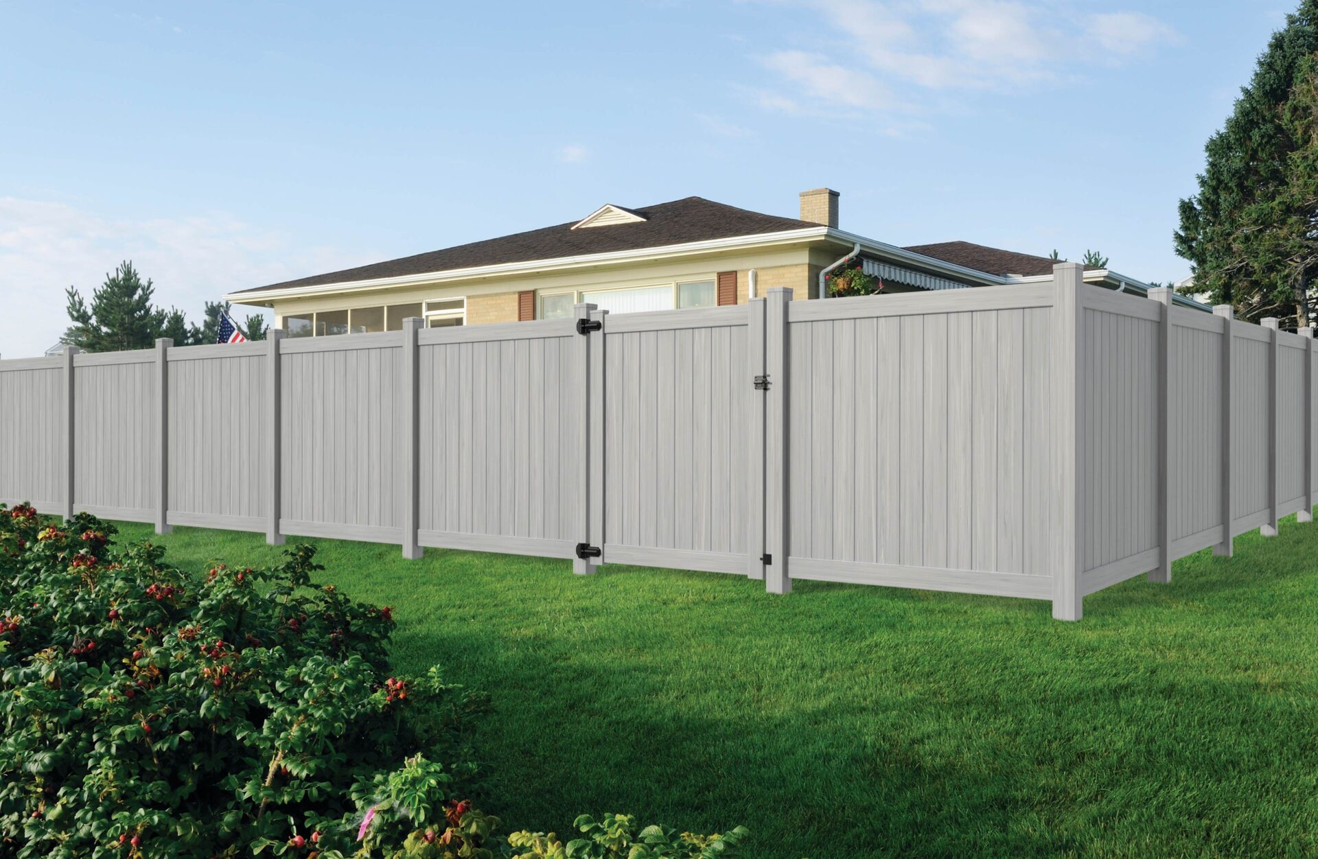 Barrette Outdoor Living Features Molded and Wood Grain Premium Fencing ...