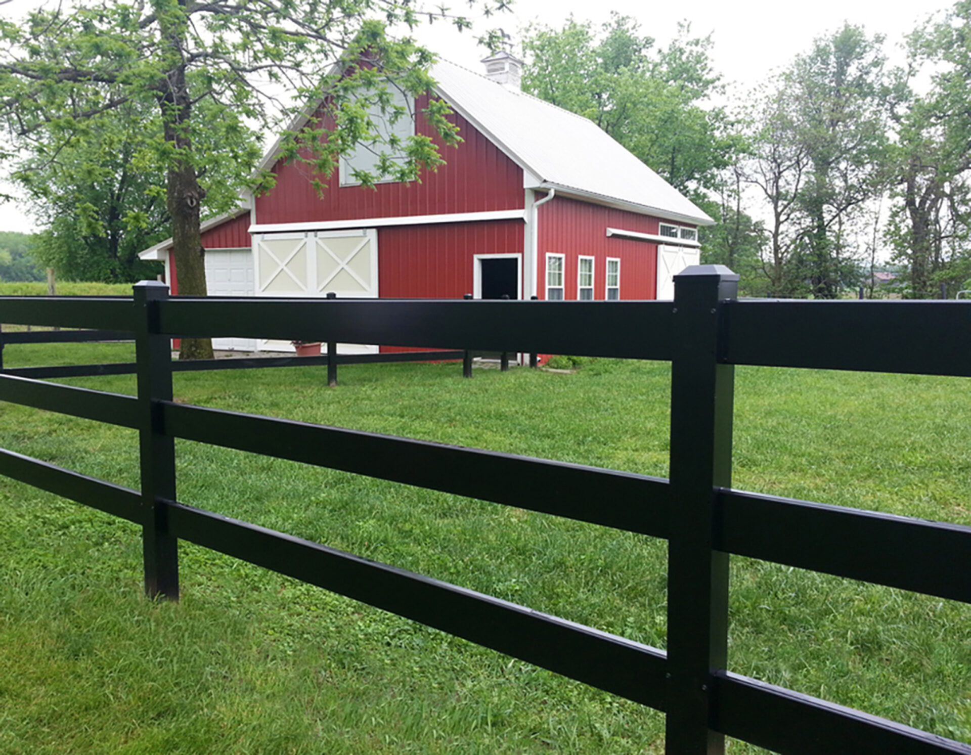 Barrette Outdoor Living Features Aluminum Post and Rail Fencing ...