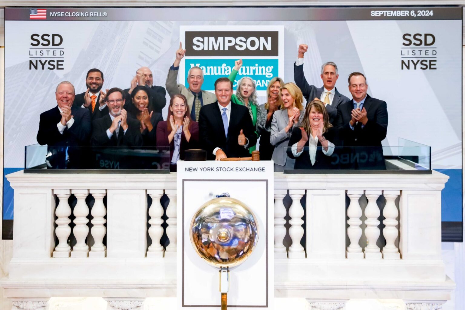 Simpson Manufacturing Co. Celebrates 30 Years As a Public Company by ...