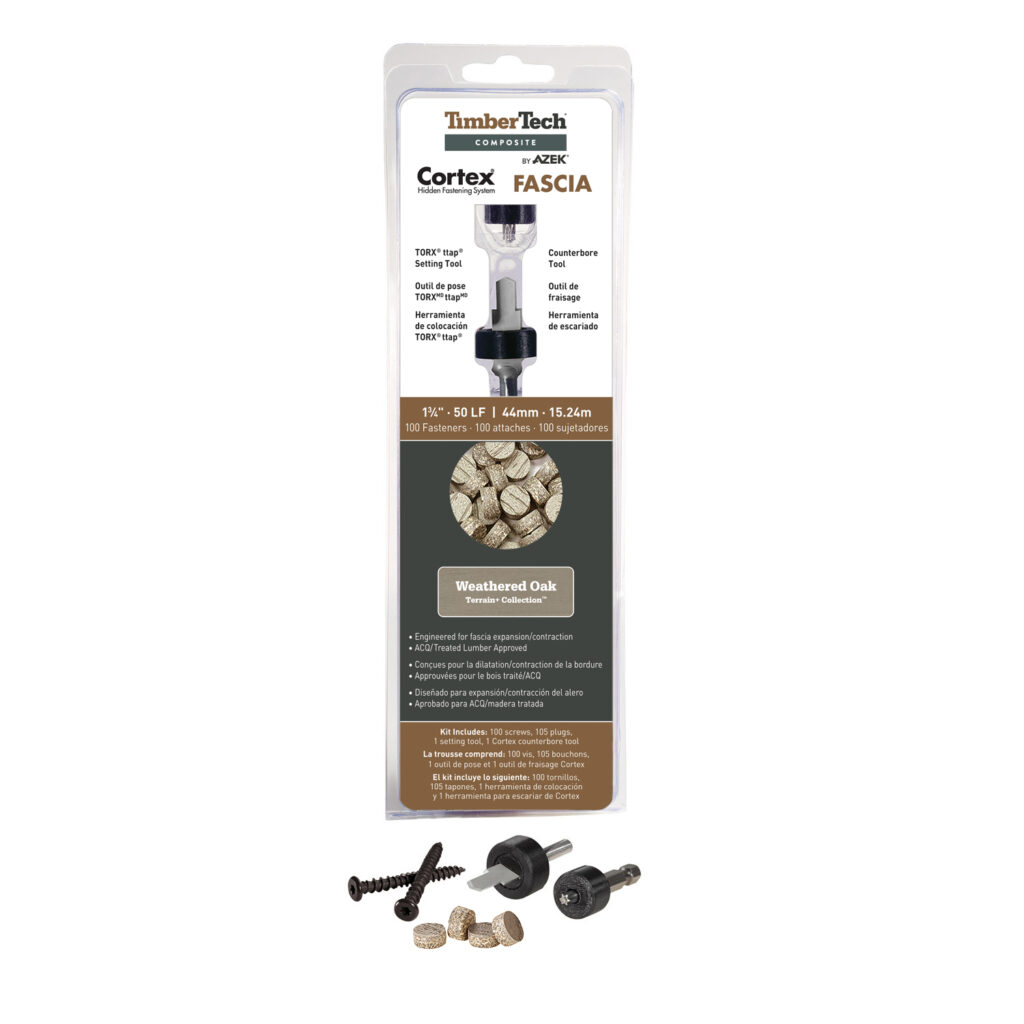 FastenMaster Cortex Plugs Now Available for TimberTech Composite Fascia ...